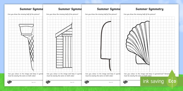 Summer Symmetry Activity Sheets | CfE First Level Resources