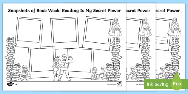 Snapshots of CBCA Book Week 2019 Differentiated Worksheets