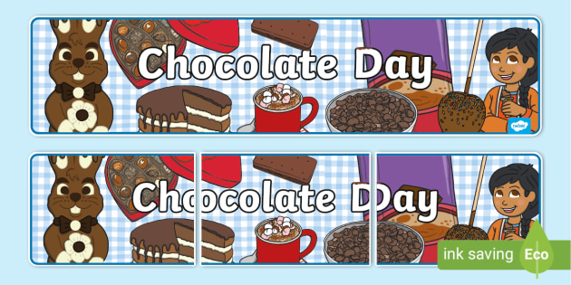 * NEW * Chocolate Day Display Banner (teacher made)