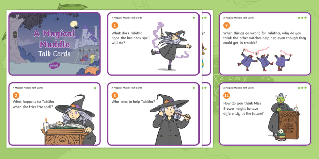 A Magical Muddle Talk Differentiated Cards
