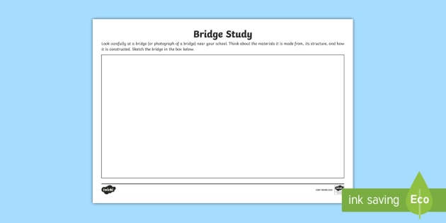 Bridge Study Worksheet
