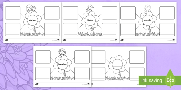 Mother's Day Word Web Worksheet