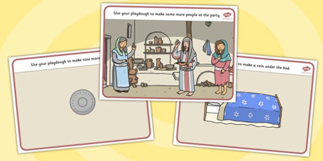 The Lost Coin Playdough Mats (teacher made)