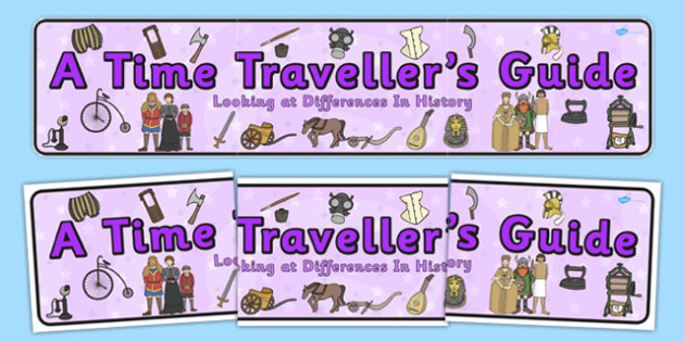 FREE! - A Time Traveller's Guide Display Banner - header, banner, display