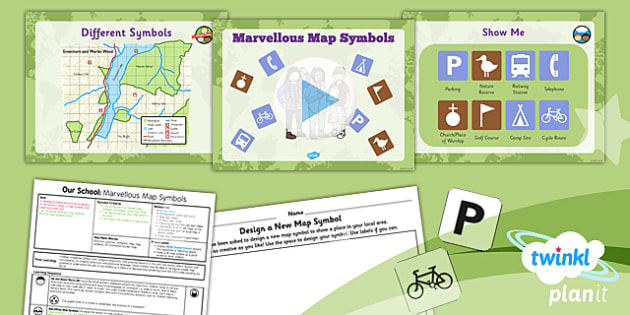 Geography: Our School: Marvellous Map Symbols Year 1 Lesson Pack 6