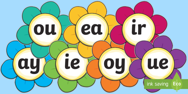 Phase 5 Sounds on Flowers (teacher made)