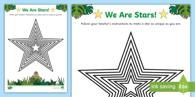 We Are Stars! Getting To Know You Activity (teacher made)