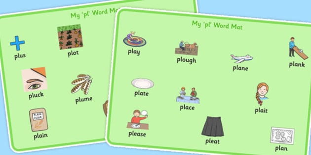 PL Sound Word Mats
