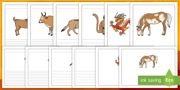 The Story of Chinese New Year Writing Frames (teacher made)