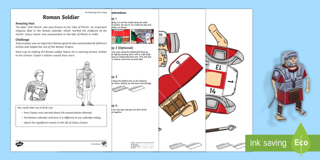 Roman Soldier Worksheet / Worksheet