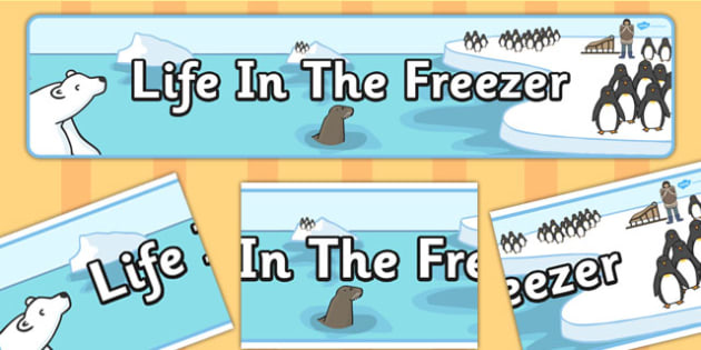 Life In The Freezer Display Banner (teacher made)