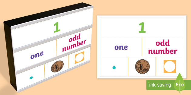 Number Recognition Light Box Inserts (teacher made)