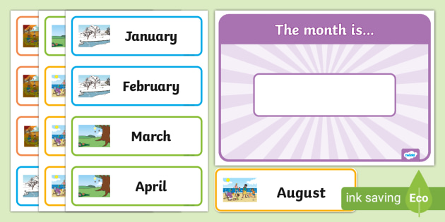 * NEW * The Month Is… Display Poster (teacher made)