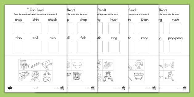 Consonant Digraph Worksheets Grade 3 Digraph Activities, Games