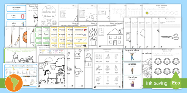 FREE Spanish Immersion Teaching Pack