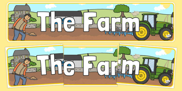 Farm Display Banner - Farm Shop Role Play, banner, farm shop