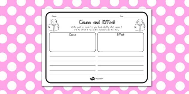 Cause and Effect Worksheets (teacher made)