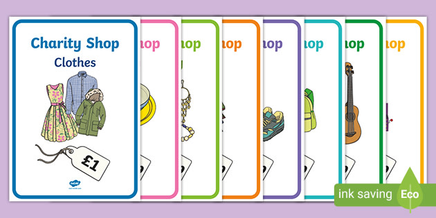 Charity Shops Posters (Teacher-Made)