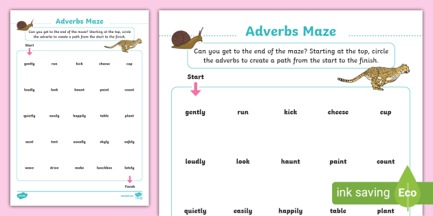 Cooking Adverbs Missing Word Sentences Worksheet