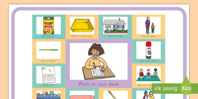 Teacher Control Panel Desk Mat - special education, behavior, desk mat