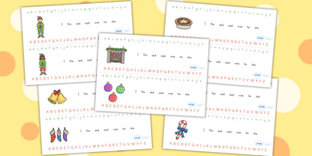 FREE! - Australia Christmas Alphabet Strips - christmas, alphabet, A-Z