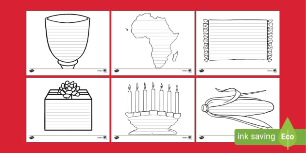 Kwanzaa Writing Frames - Grades K-3 (teacher made)