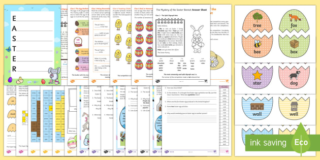 KS1 English Easter Home Learning Activity Pack