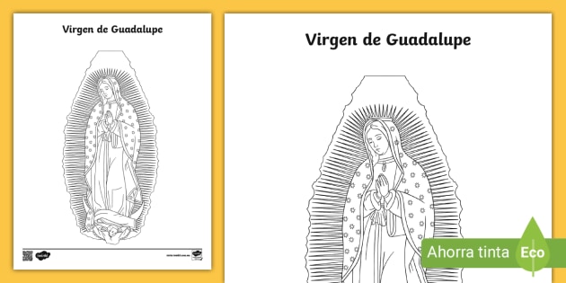virgencita coloring pages