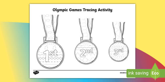 Olympic Pattern Tracing Activity
