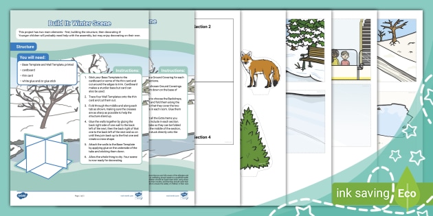 Build It: Winter Scene (teacher made)