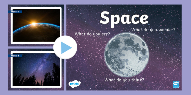 Space I See, I Think, I Wonder PowerPoint (teacher made)