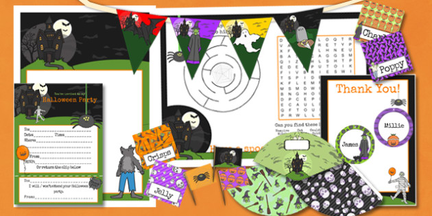 Halloween Party Pack (teacher made)