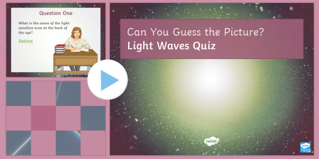 Light Waves Quiz PowerPoint