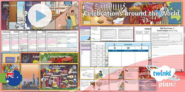 Celebrations Around the World HASS Year 3 Unit Pack | Twinkl