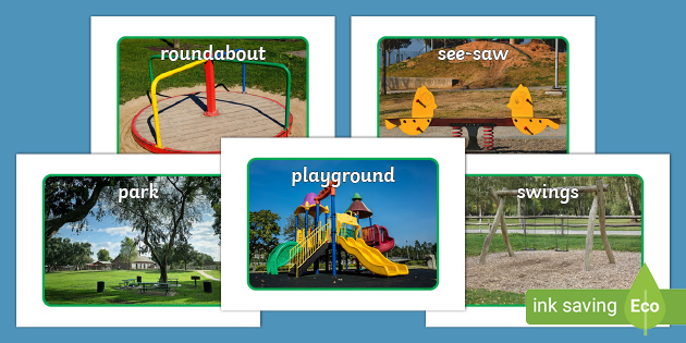 At the Park Display Photos (teacher made)