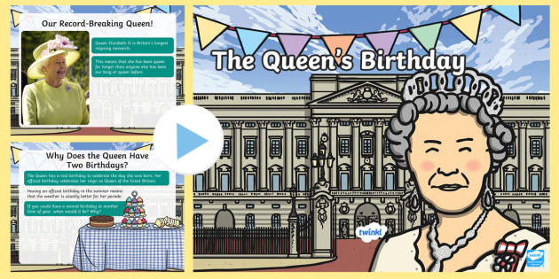 KS1 The Queen's Birthday Information PowerPoint