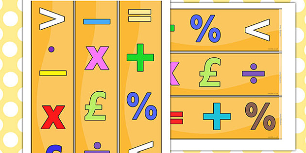 Maths Themed Display Borders - maths, numeracy, numbers, counting, Maths