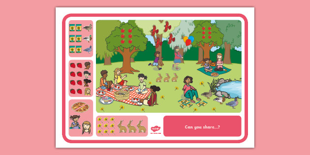 👉 Talk About Sharing Maths Activity (teacher made)