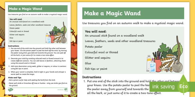 Magic Wands Activities | twinkl.co.uk