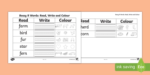 Bossy R (teacher made)