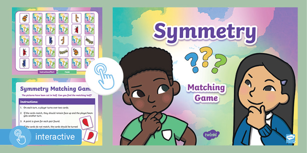 Symmetry Matching Games | twinkl.com.au