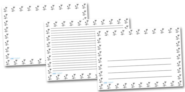 FREE! - Exercise Bike Landscape Page Borders- Landscape Page Borders