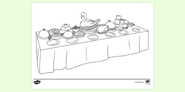 Banquet Food Colouring Sheet