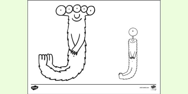 FREE! - Letter J Colouring | Colouring Sheets (teacher made)