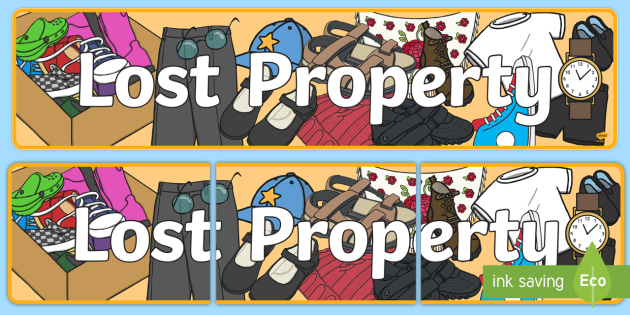Lost Property Role Play Banner (teacher made)