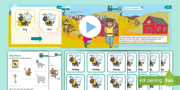 ‘ey’ saying /ee/ Lesson Plan - Level / Phase 6 Week 20 Lesson 3 Twinkl ...