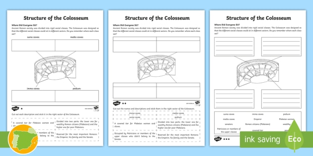 The Colosseum Differentiated Worksheet / Worksheet