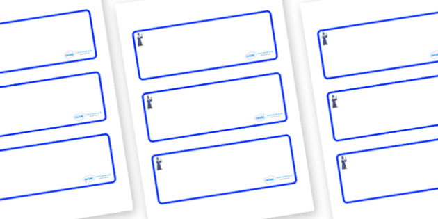 FREE! - Wizard Themed Editable Drawer-Peg-Name Labels (Blank)