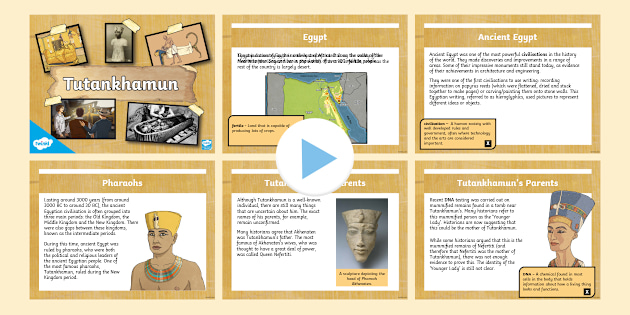 Tutankhamun Resources | twinkl.co.uk