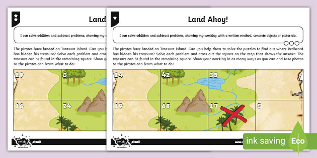 Subtraction Pirates | twinkl.com.au